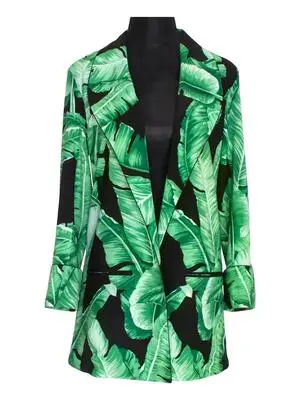 MYSTIQUE MYSTIQUE Jungle Lapel-Collar Blazer