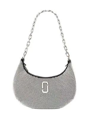 Marc Jacobs The Curve Crystal-embellished Shoulder Bag - Silver
