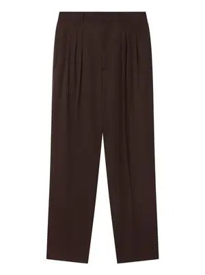 Casablanca Wool Pleated Tailored Trousers - Multicolor
