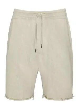 SEROYA Chris Frayed Shorts - Neutrals