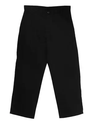 Carhartt Work In Progress Buttoned Cotton Trousers - Black