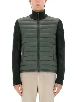 COLMAR Ribbed Panelled Jacket - Green