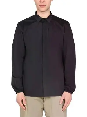 MONOBI Zip-pocket Shirt Jacket - Black