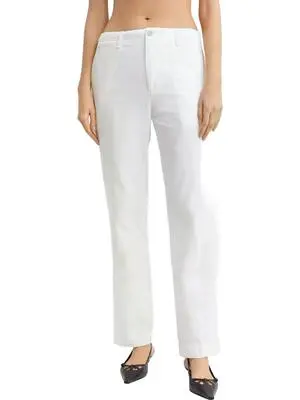 FAY Straight-leg Trousers - White