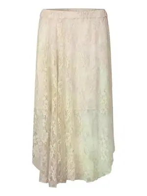 Baum Und Pferdgarten Selmo Floral-lace Midi Skirt - Neutrals