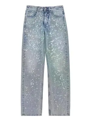 MAISON MARGIELA Paint Splatter Five-pocket Jeans - Blue