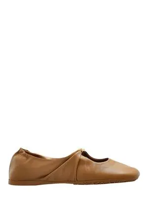 Loewe Pebble Ballet Flats - Brown