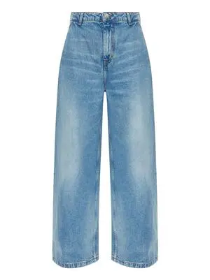 Ami Wide-leg Jeans - Blue