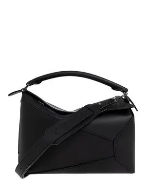 Loewe Puzzle Edge Medium Handbag - Black