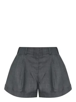 Givenchy Wool Tailored Shorts - Grey