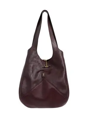 Chloé Balloon Shoulder Bag - Burgundy