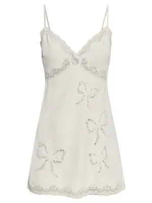 LoveShackFancy Cori Mini Dress - Cream