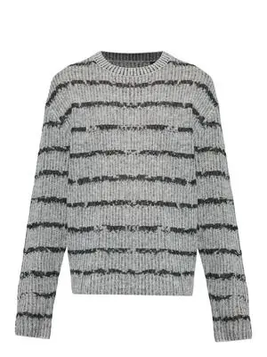ALLSAINTS Dissolved Sweater - Grey