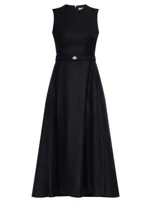 Burberry Amelia Midi Dress - Navy Blue
