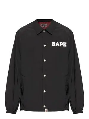 A BATHING APE® Light Jacket With Logo - Black