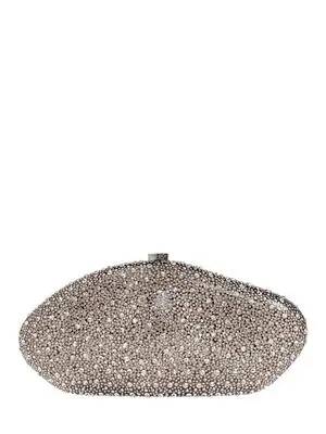 Cult Gaia The Caldera Clutch Silver