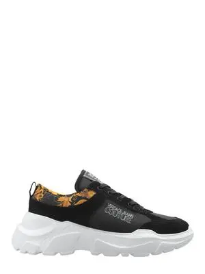 Versace Barocco Print Sneakers - Black