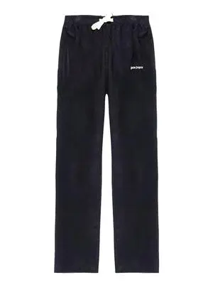 Palm Angels Loose-fit Corduroy Trousers - Navy Blue