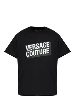 Versace T-shirt With Print - Black