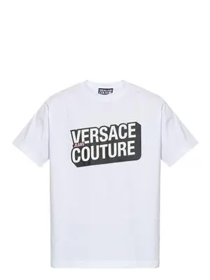 Versace T-shirt With Print - White