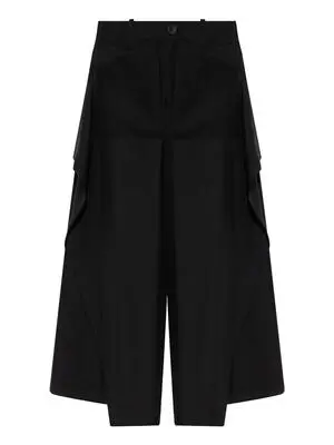 Issey Miyake Wide-leg Trousers - Black