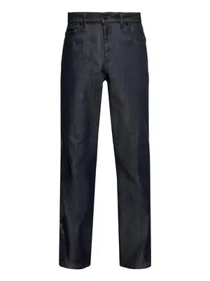 Moncler Tapered Leg Jeans - Navy Blue