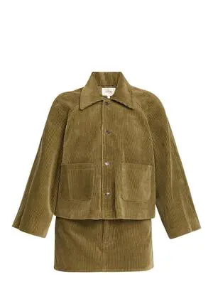 FRAME Corduroy Swing Jacket - Artichoke
