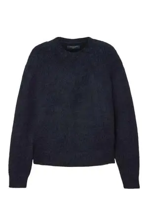 ALLSAINTS Oversized Brushed Coby Sweater - Blue