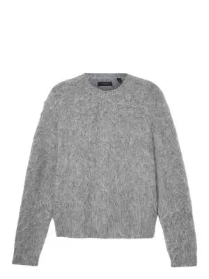 ALLSAINTS Oversized Brushed Coby Sweater - Grey