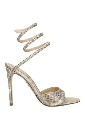 RENE CAOVILLA Embellished Wrap Sandals 105