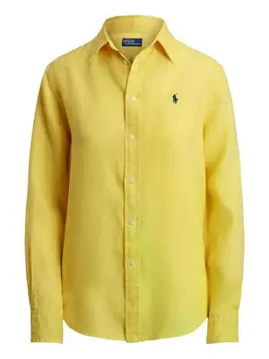 Polo Ralph Lauren Button-down Long-sleeve Shirt - Yellow