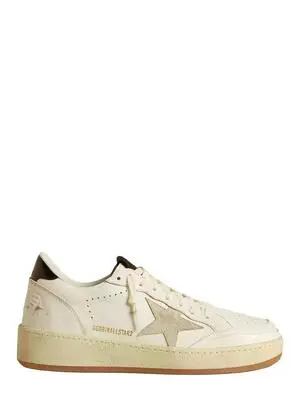 GOLDEN GOOSE Ball Star Perforated Sneakers - White