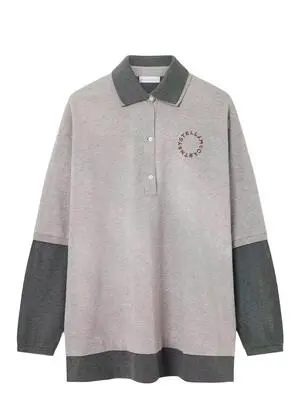 Stella McCartney Long-sleeve Polo Top - Grey