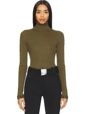 Goldbergh Mira Long Sleeve Knit Sweater - Dark Olive