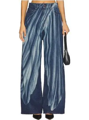 Giuseppe Di Morabito Wide Leg Jean - Denim