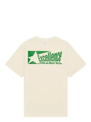 STUDENTS GOLF Excellence T-shirt In Ivory - Nude