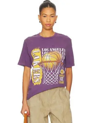 Junk Food Lakers 17x Champs Vintage Tee - Purple