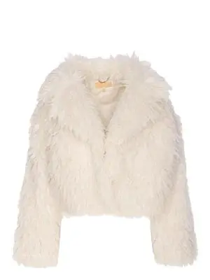 Michael Kors Fur Coat - Beige