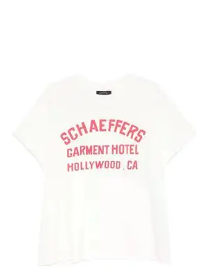 SCHAEFFER'S GARMENT HOTEL Cotton T-shirt - White