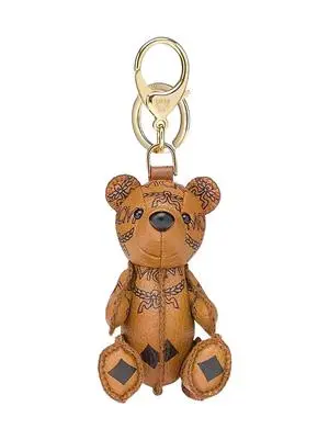 Mcm Park Bear Charm - Brown