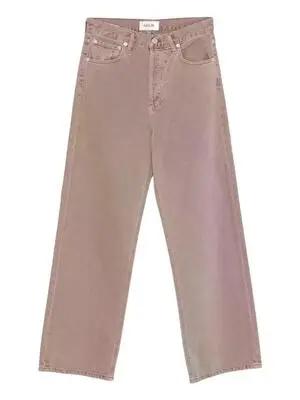 AGOLDE Button-fly Straight Leg Jeans - Neutrals