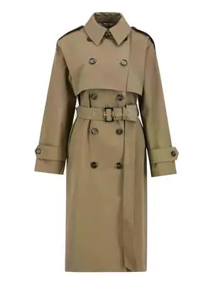 Barbour Aoife Belted Double-breasted Trench Coat - Brown