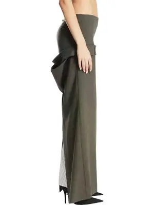 Jean Paul Gaultier Pocket-detail Long Skirt - Green