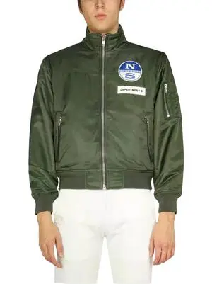DEPARTMENT 5 Zip-up Patch Jacket - Green