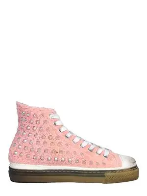 METALGIENCHI Jimmy Studded Sneakers - Pink