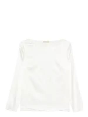 PUROTATTO Long-sleeve Blouse - White