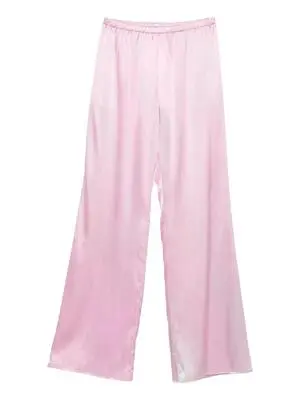 PUROTATTO Elasticated-waistband Trousers - Pink