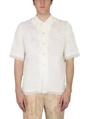 Séfr Noam Ruffled Shirt - White