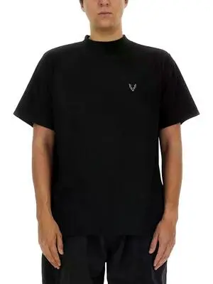 SOUTH2 WEST8 Logo-embroidered T-shirt - Black
