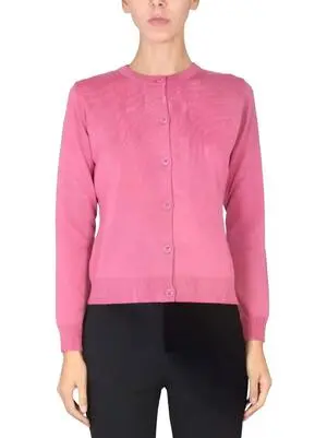 Moschino Buttoned Cardigan - Pink